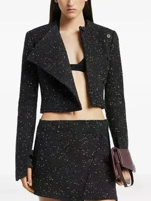 COURREGES Tweed Cropped Jacket