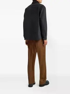 Etro Pegaso Corduroy-collar Jacket - Black