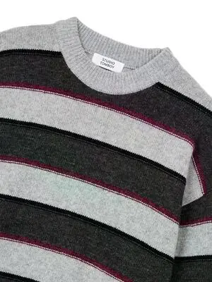 STUDIO TOMBOY Striped Sweater - Grey