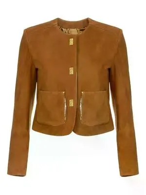 Elisabetta Franchi Leather Outerwear For Women