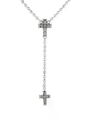 Emanuele Bicocchi Rosary Necklace - Silver