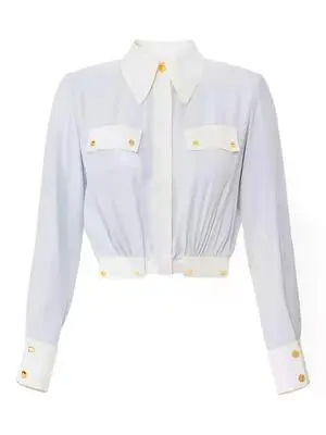 Elisabetta Franchi Two-tone Buttoned Shirt