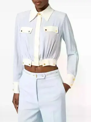 Elisabetta Franchi Two-tone Buttoned Shirt