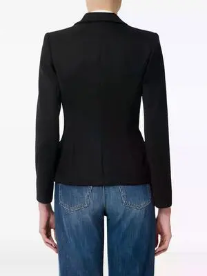 Elisabetta Franchi Double-breasted Wool-blend Jacket