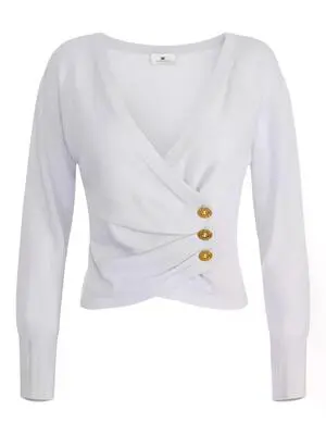 Elisabetta Franchi Button Detailed Knitwear For Women
