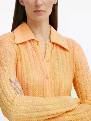 RÉSUMÉ Textured Buttoned Top