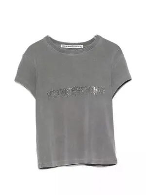 Alexander Wang Crystal Logo T-shirt