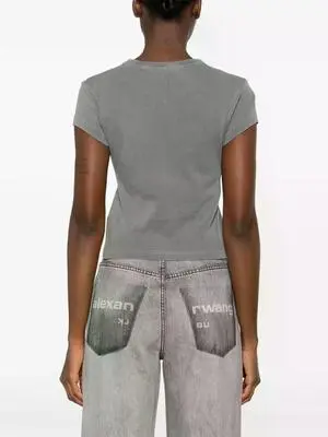 Alexander Wang Crystal Logo T-shirt