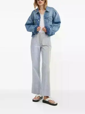 RÉSUMÉ Striped Cuffed Trousers