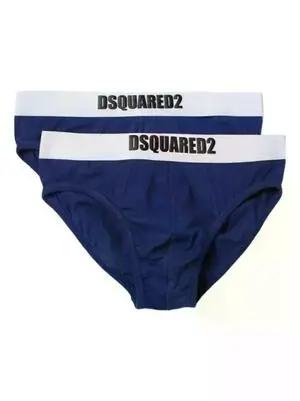 Dsquared2 Logo-waistband Briefs - Blue