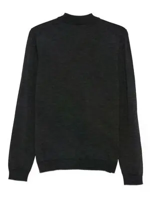 ROBERTO COLLINA Crew-neck Merino Wool Blend Sweater