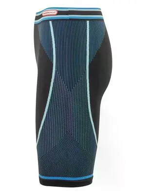 Casablanca Striped Seamless Shorts - Black