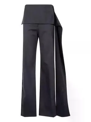 THELATEST Drape-detail Trousers