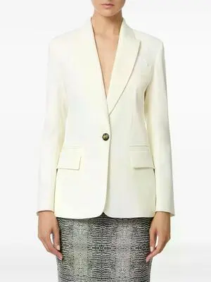 Elisabetta Franchi Single-breasted Blazer With Pocket Square