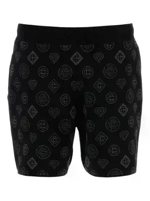 Casablanca Embroidered Jacquard Bermuda Shorts
