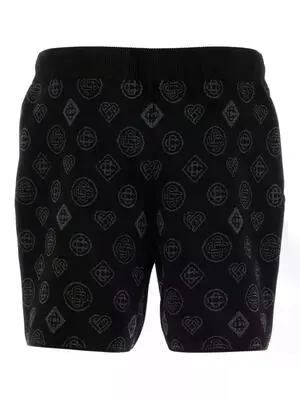 Casablanca Embroidered Jacquard Bermuda Shorts