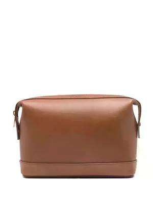 Saint Laurent Leather Clutch Bag - Brown