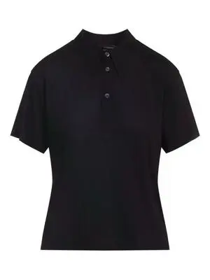 MAISON MARGIELA Buttoned-collar Polo Shirt