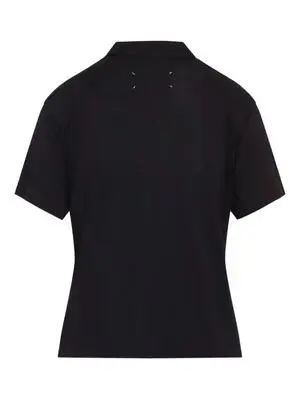MAISON MARGIELA Buttoned-collar Polo Shirt