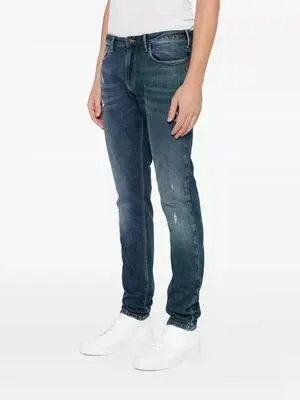 Emporio Armani Distressed Jeans - Blue