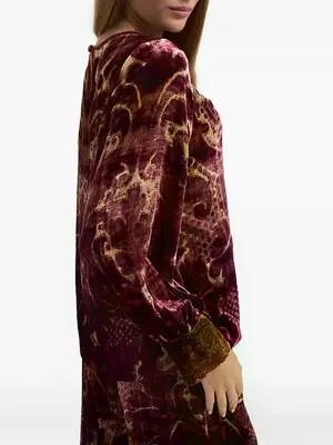 PIERRE-LOUIS MASCIA Long-sleeve Blouse - Red