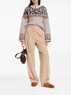 FORTE_FORTE Pleated Trousers - Pink