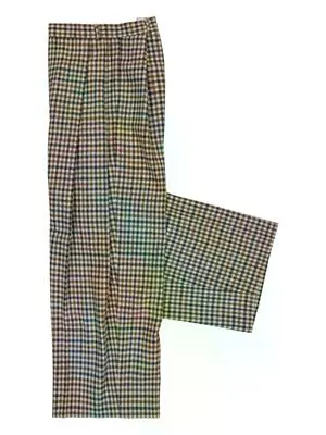 WALTER VAN BEIRENDONCK Sun Checked Trousers
