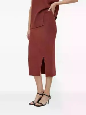 Dkny Side-slit Midi Skirt