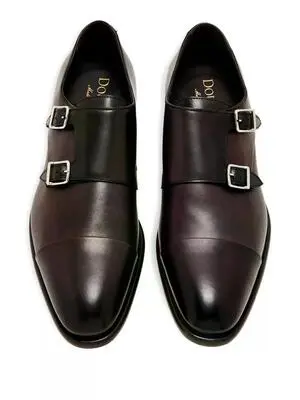 DOUCAL'S Leather Monk Shoes