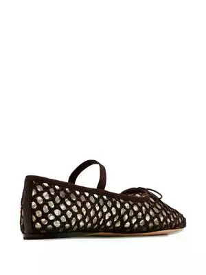 LOEFFLER RANDALL Woven Strap Ballet Flats