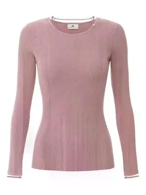 Elisabetta Franchi Ribbed Knit Sweater