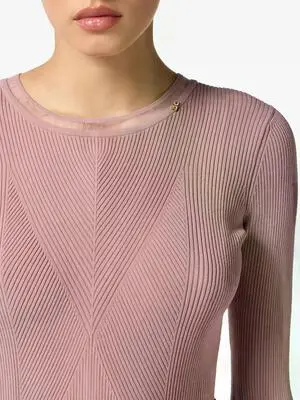 Elisabetta Franchi Ribbed Knit Sweater