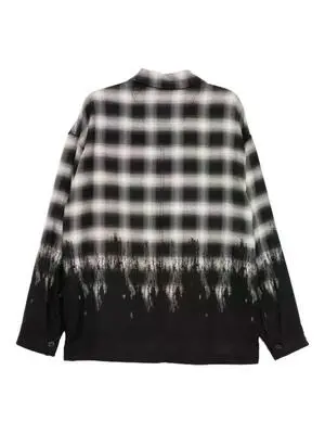 JUUN.J Border Checked Shirt