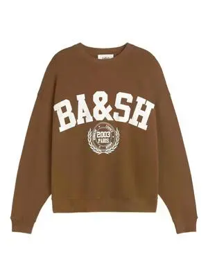 Ba&sh Benjamin Logo-print Sweatshirt - Brown