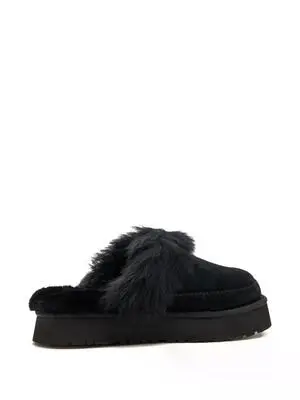 UGG Disquette Chalet Suede Slippers - Black