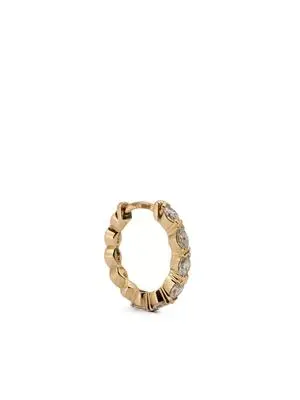 Jacquie Aiche 14k Yellow Diamond Mini Hoop Earrings - Gold
