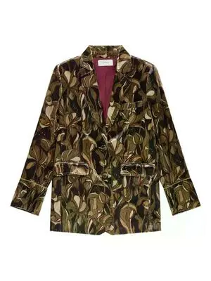 Malìparmi Lilly's Ballet Floral Pocket Jacket - Grey