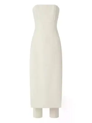 Pinko Scartaregalo Strapless Jumpsuit - White