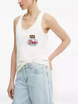 Pinko Logo-appliqué Tank Top