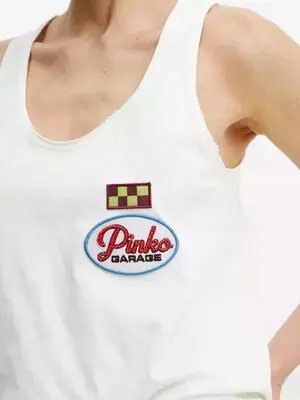 Pinko Logo-appliqué Tank Top
