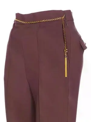 Elisabetta Franchi Chain-belt Trousers