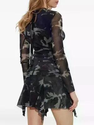 MISBHV Camouflage-print Blouse