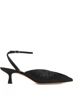 LOEFFLER RANDALL 50mm Ruched-detail Pumps