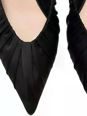 LOEFFLER RANDALL 50mm Ruched-detail Pumps