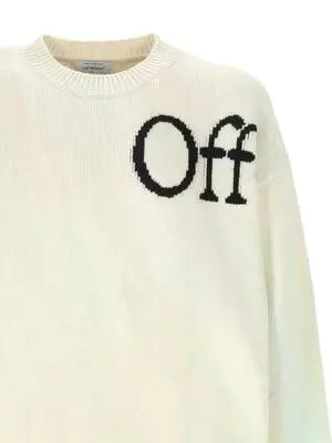 Off-White Logo-detail Sweater - Neutrals