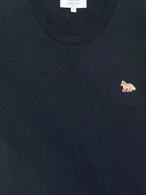 Maison Kitsuné Fox Appliqué T-shirt - Blue