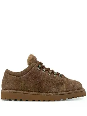 Marsèll Suede Lace-up Sneakers With Shearling Lining