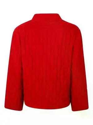 Aspesi Quilted Buttoned Jacket - Red