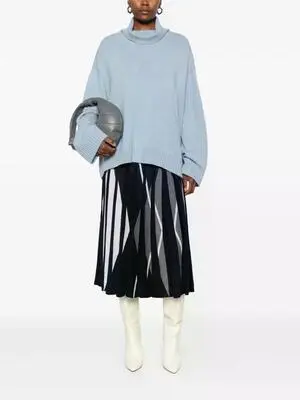 Eric Bompard Ribbed Turtleneck Sweater