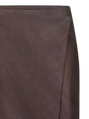 LOULOU Jil Wrap Midi Skirt
